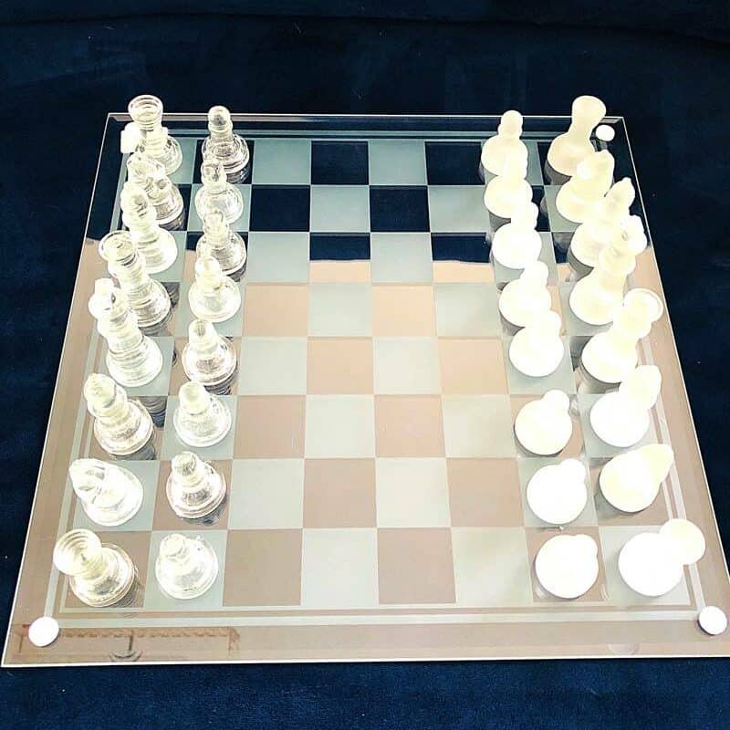 Glass Chess Set - Ace & Luster